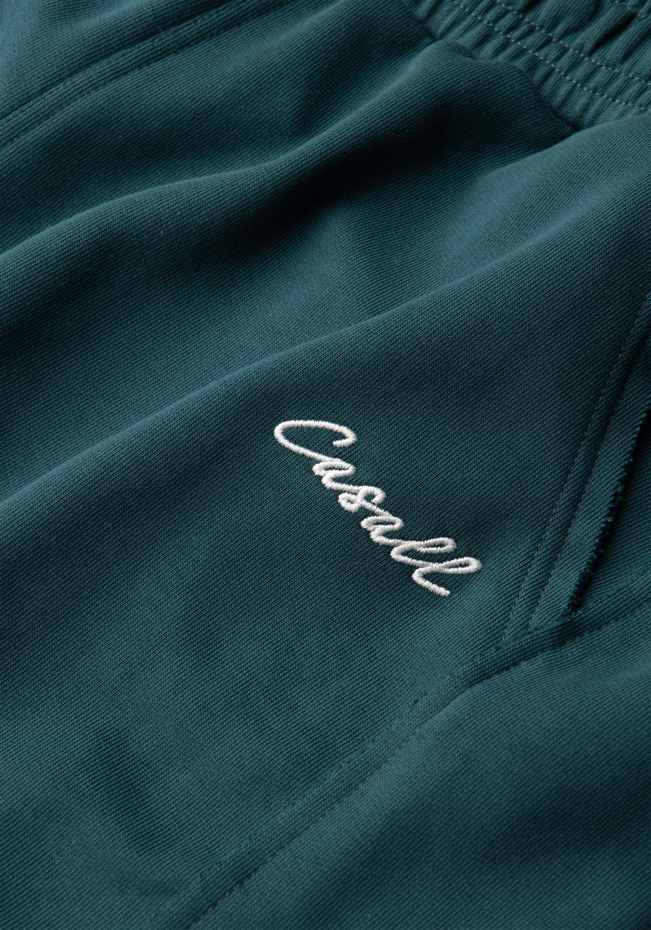 Reversed Seam Terry Loose Pants - Ocean Teel | CASALL