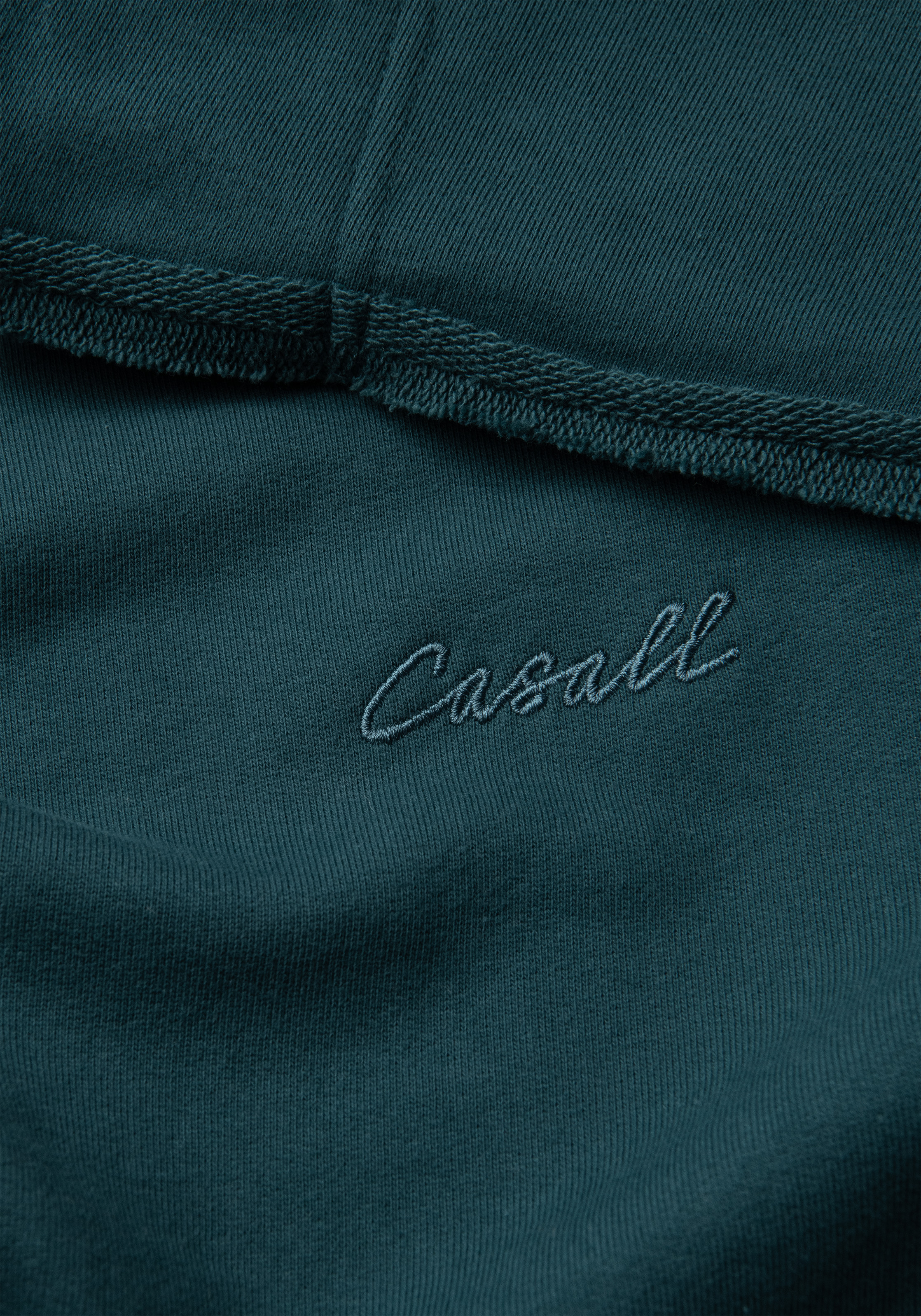 Reversed Seam Terry Crew - Ocean Teel | CASALL