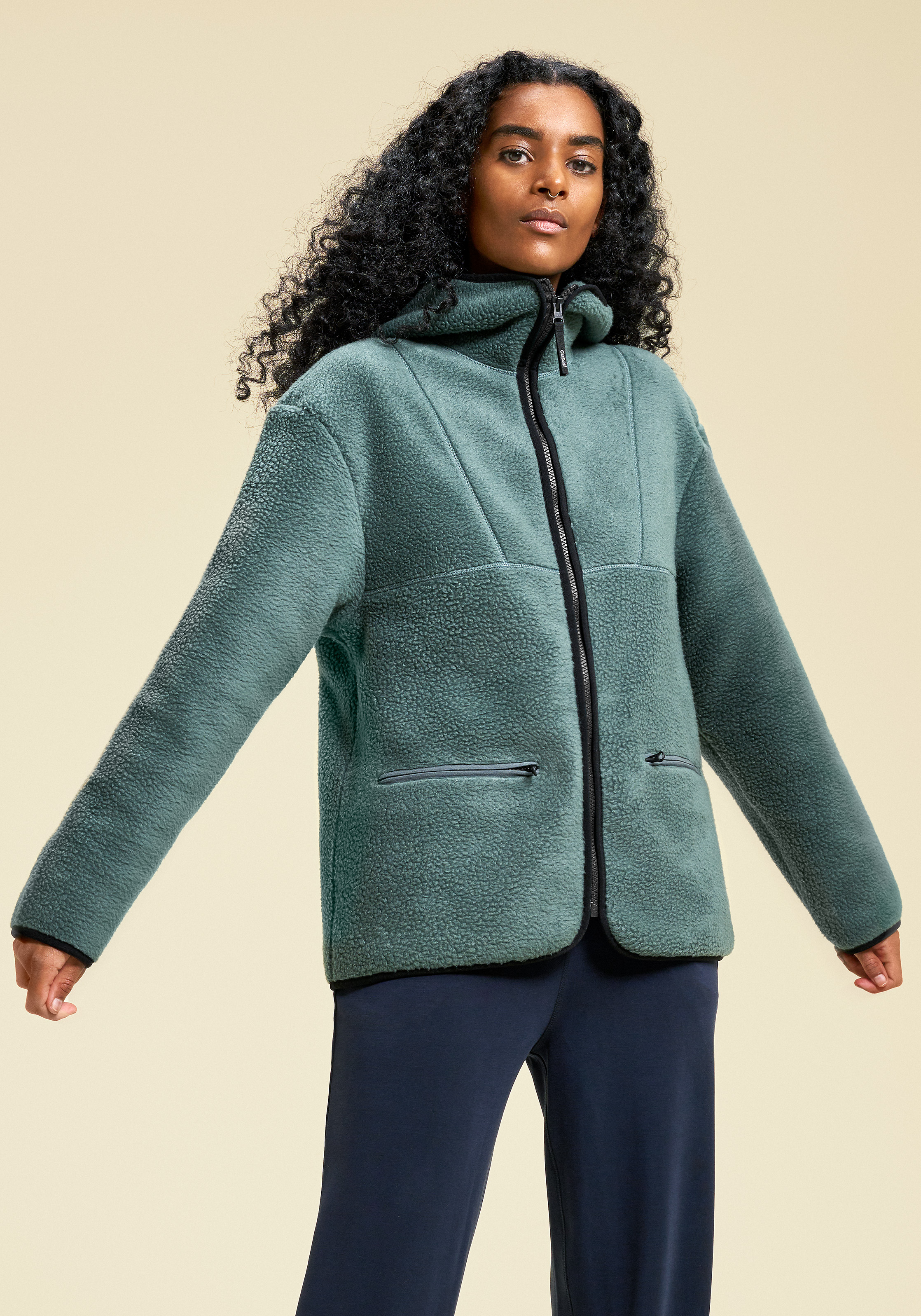 Pile Jacket - Dusky Teal | CASALL