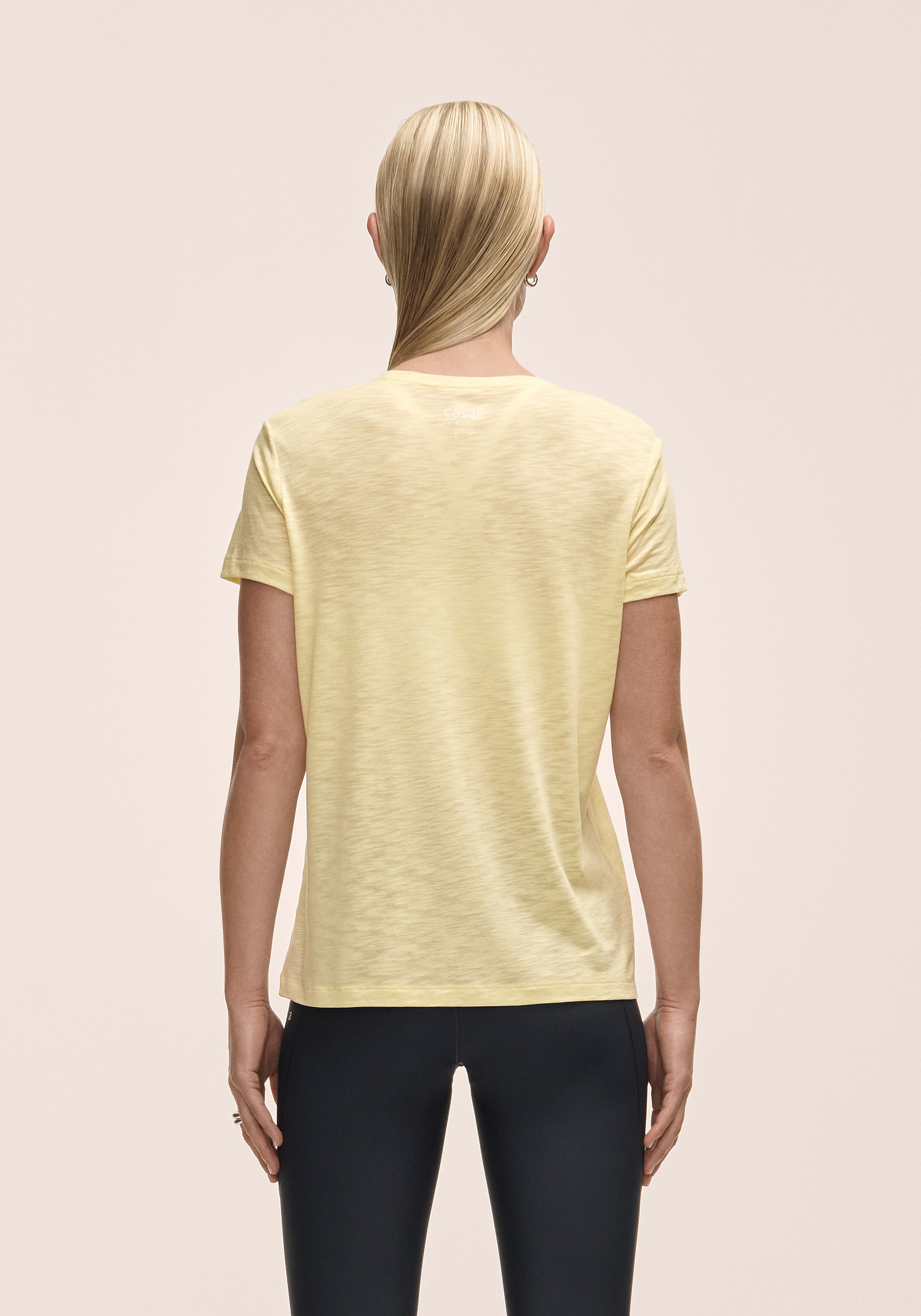 Soft Texture Tee - Yellow Steam | CASALL