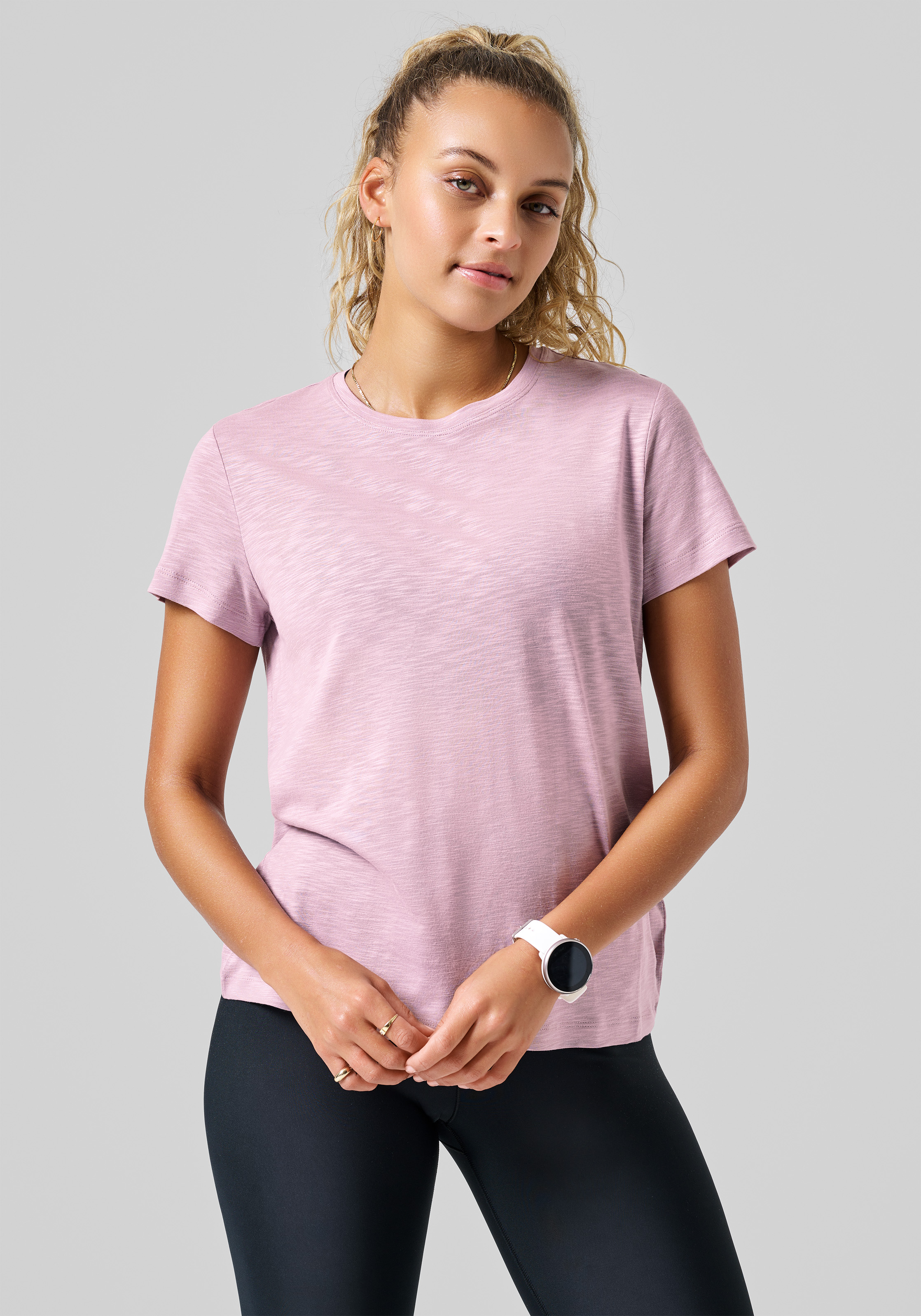 Soft Texture Tee - Winter Mauve | CASALL