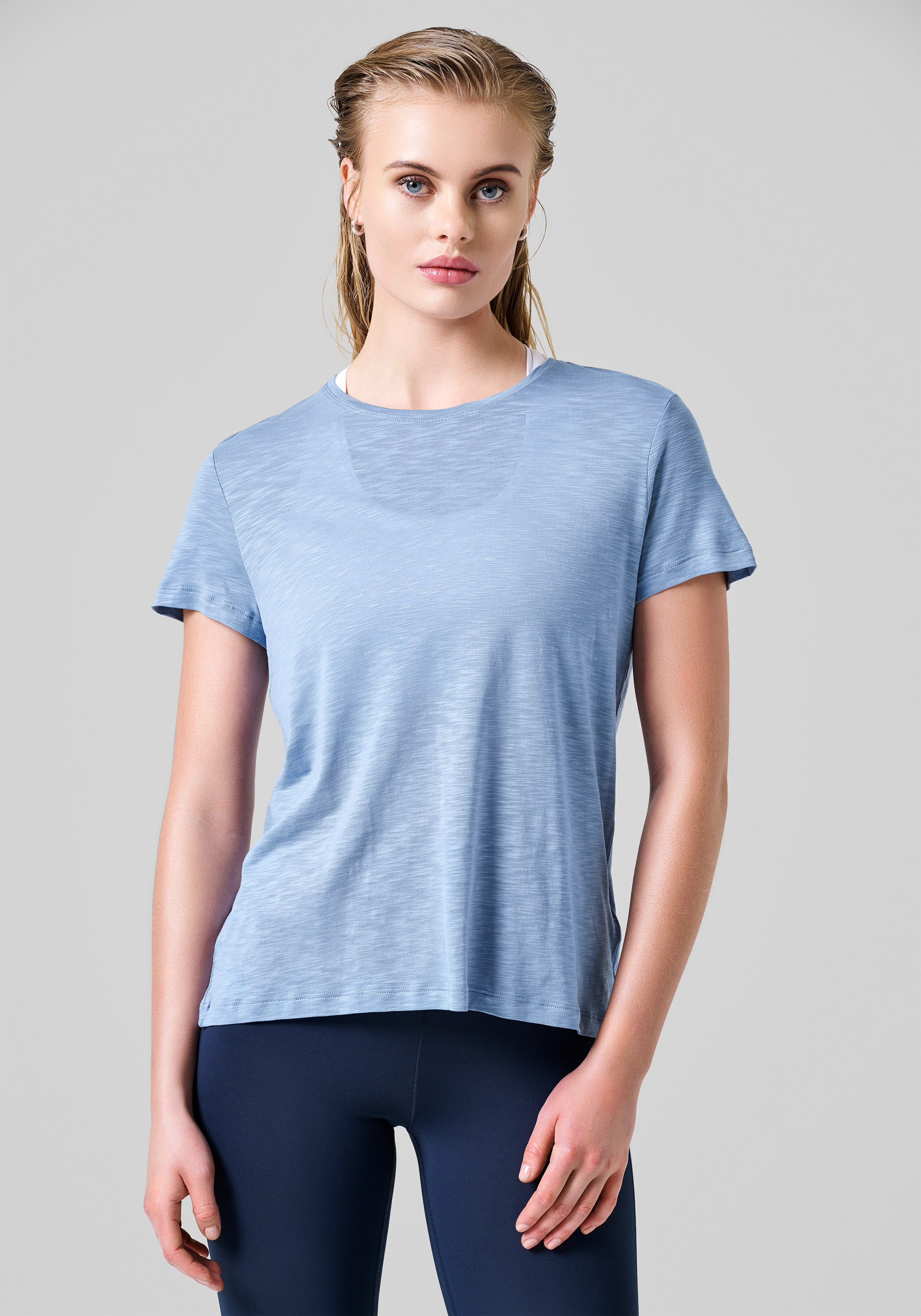 Soft Texture Tee - Sense Blue | CASALL