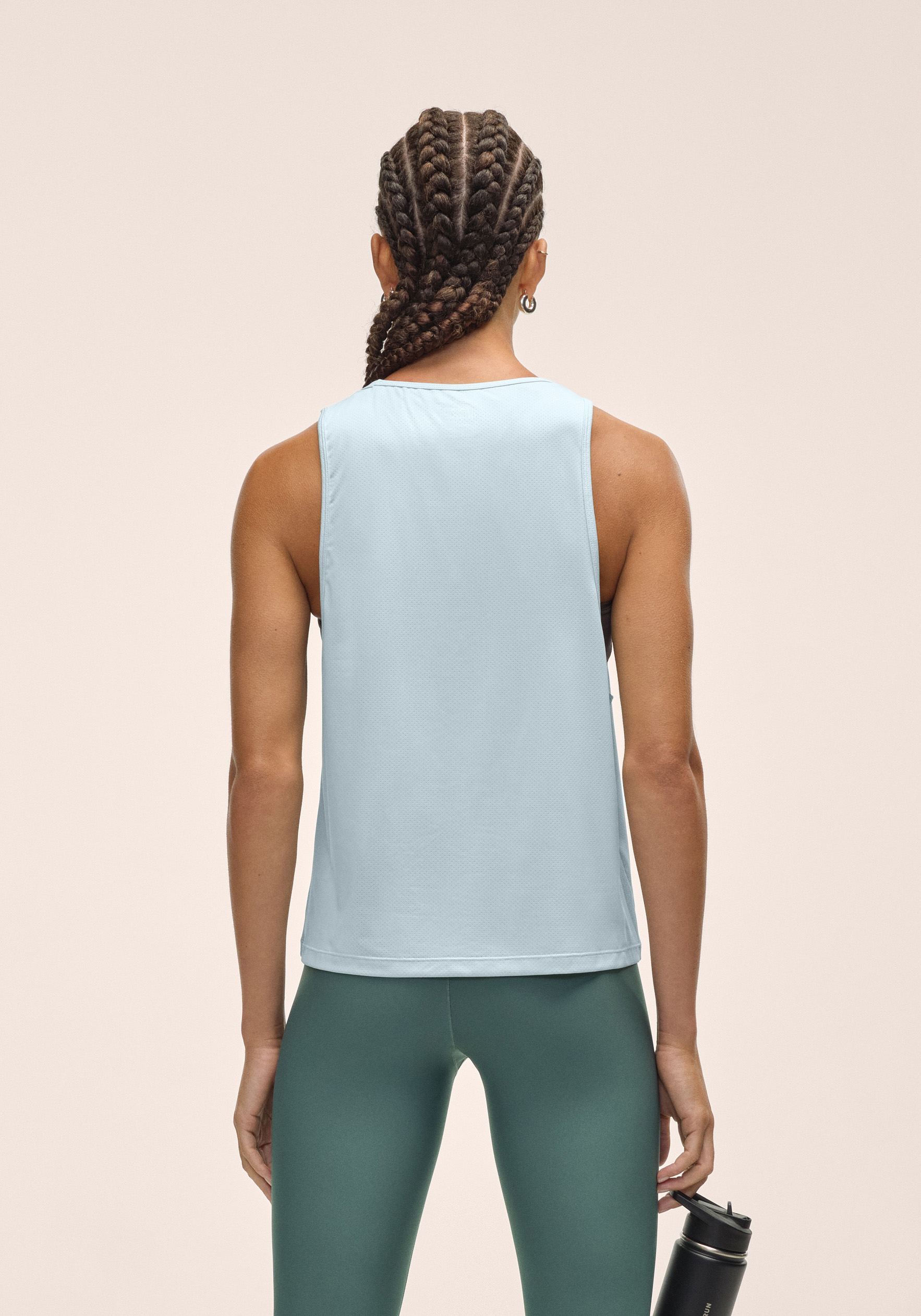 Laser Mesh Flow Tank - Aqua Glow | CASALL