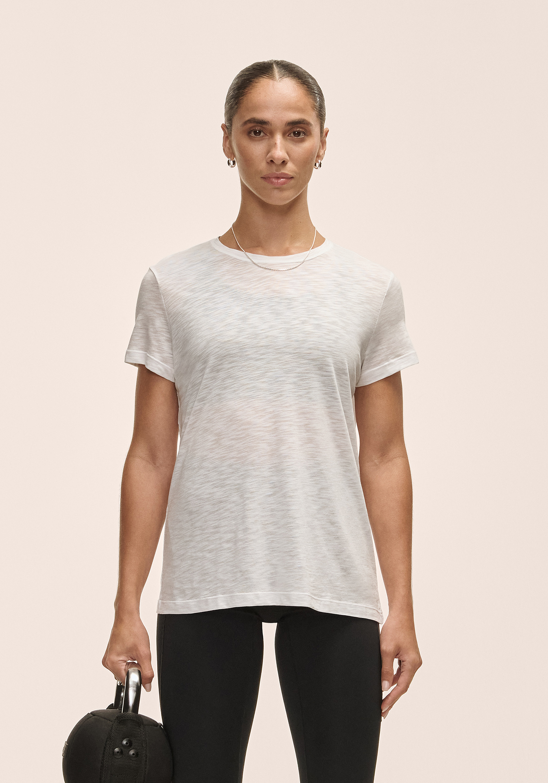 Soft Texture Tee - White | CASALL
