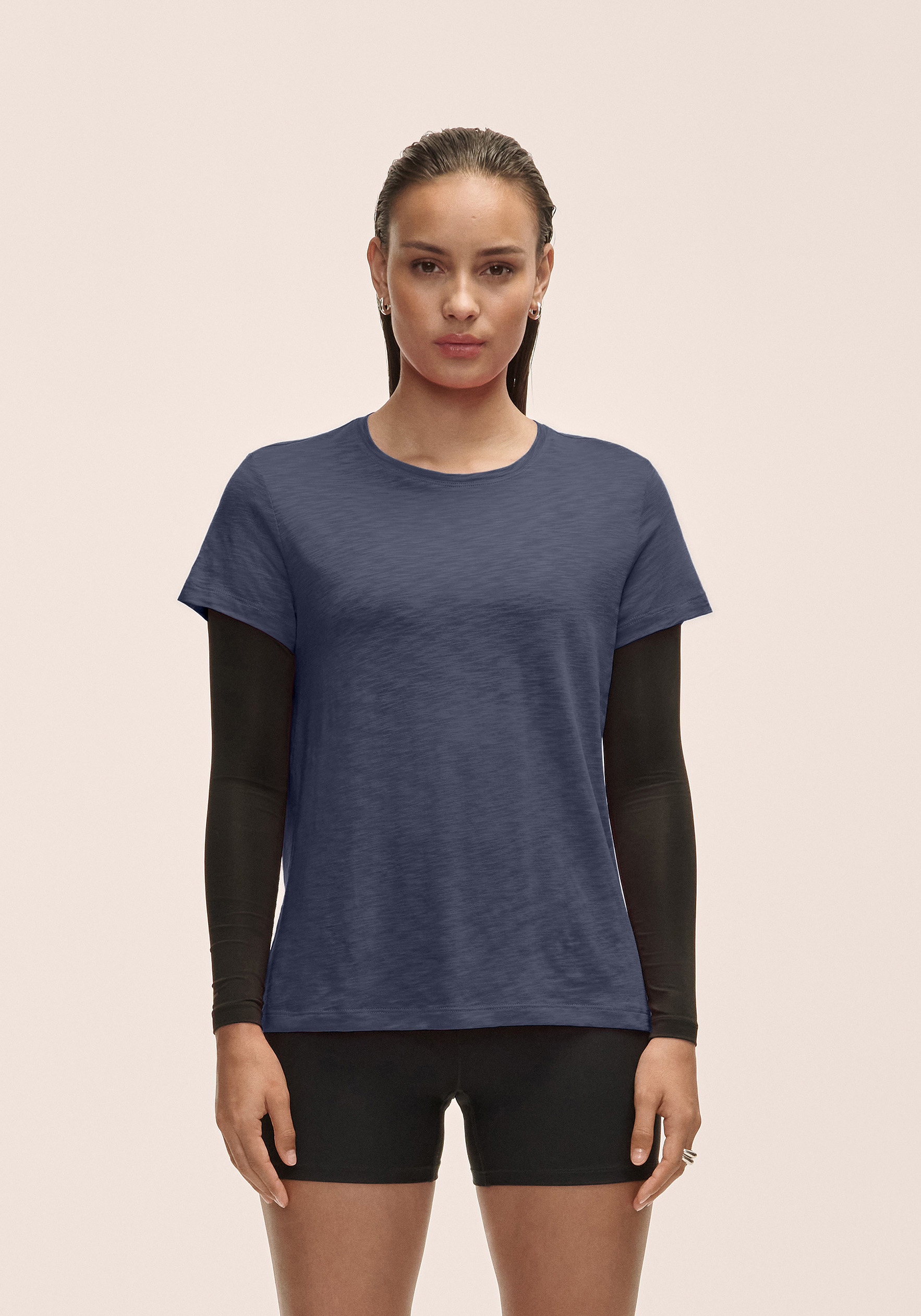 Soft Texture Tee - Core Blue | CASALL