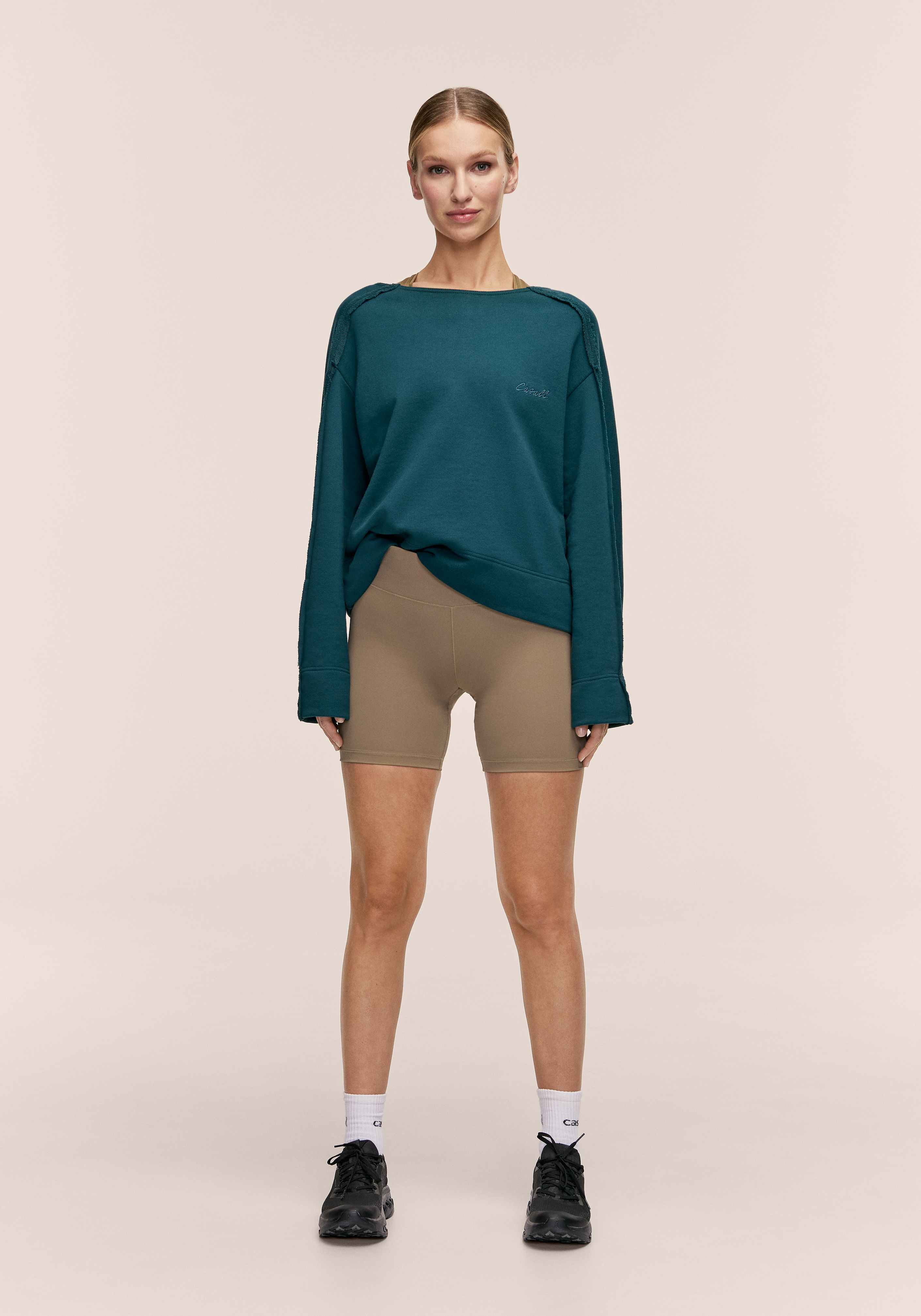 Reversed Seam Terry Crew - Ocean Teel | CASALL