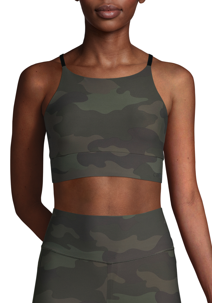 Sculpture Intense Sports Bra - Dark Camo | CASALL
