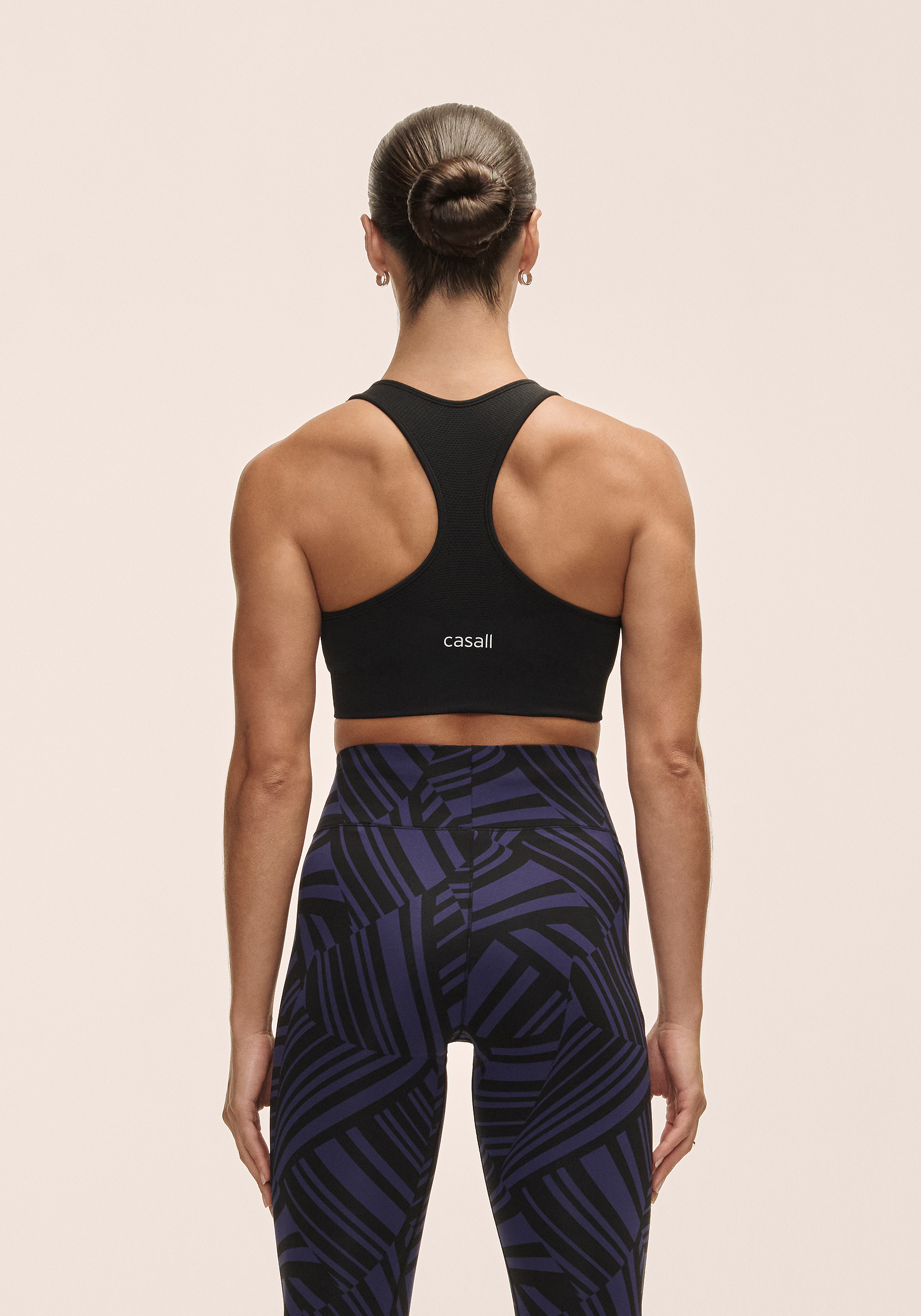 Seamless Soft Sports Bra - Black | CASALL