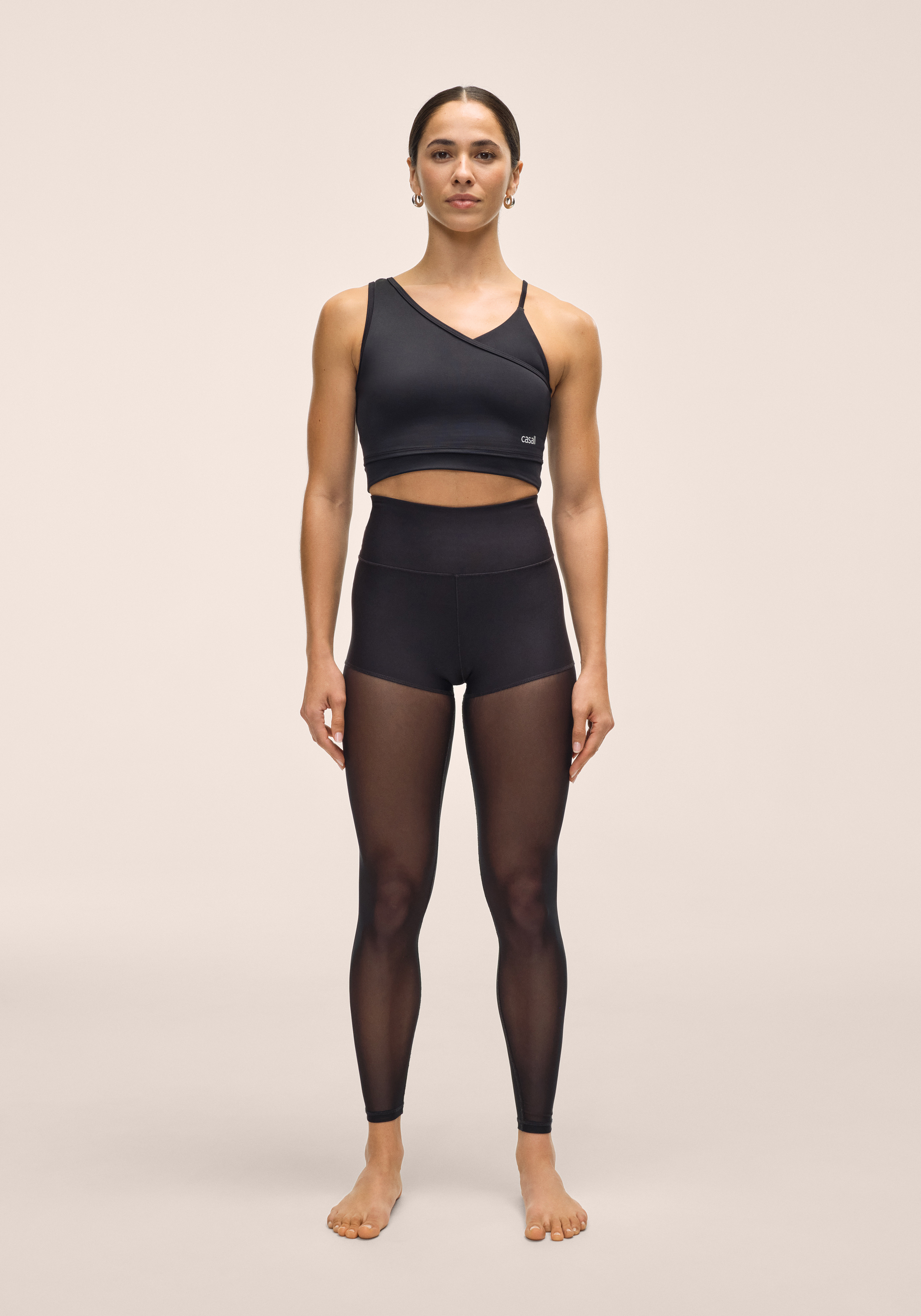 Power Mesh Studio Tights - Black | CASALL