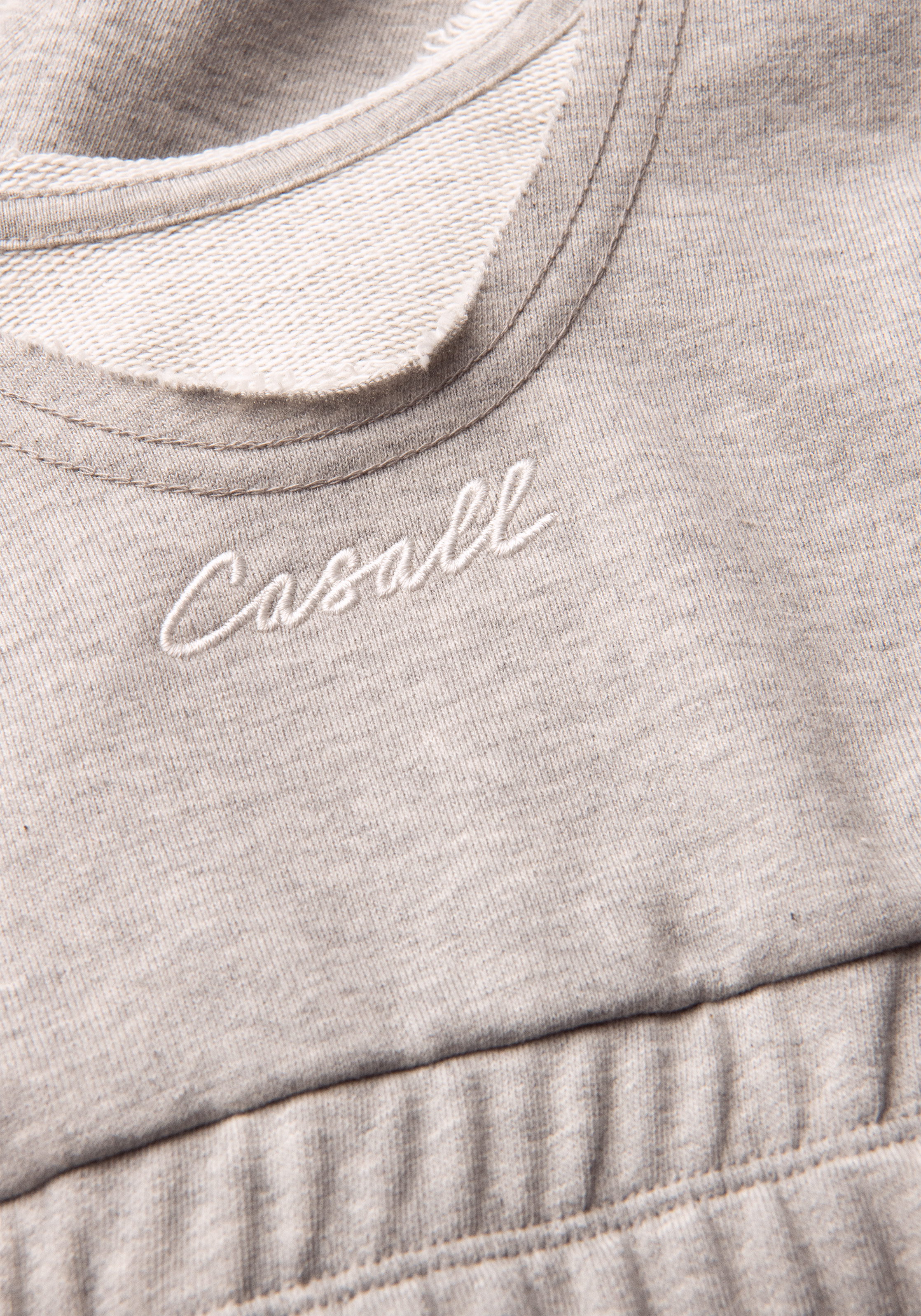 Reversed Seam Terry Top - Grey Melange | CASALL