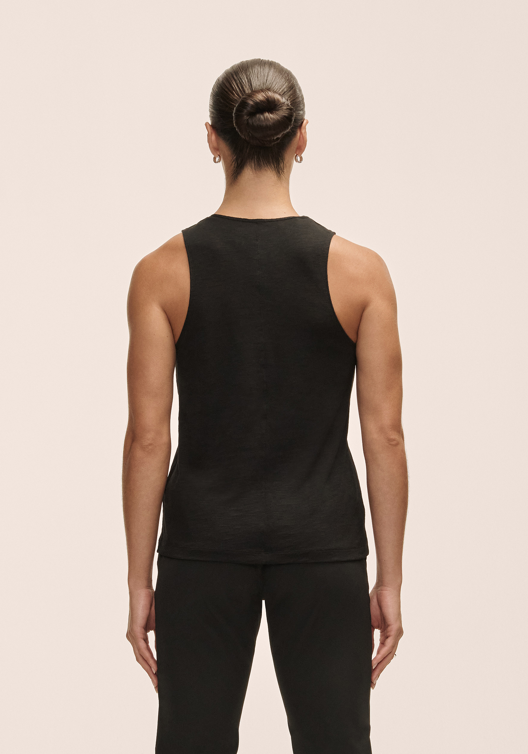 Soft Texture Tank - Black | CASALL