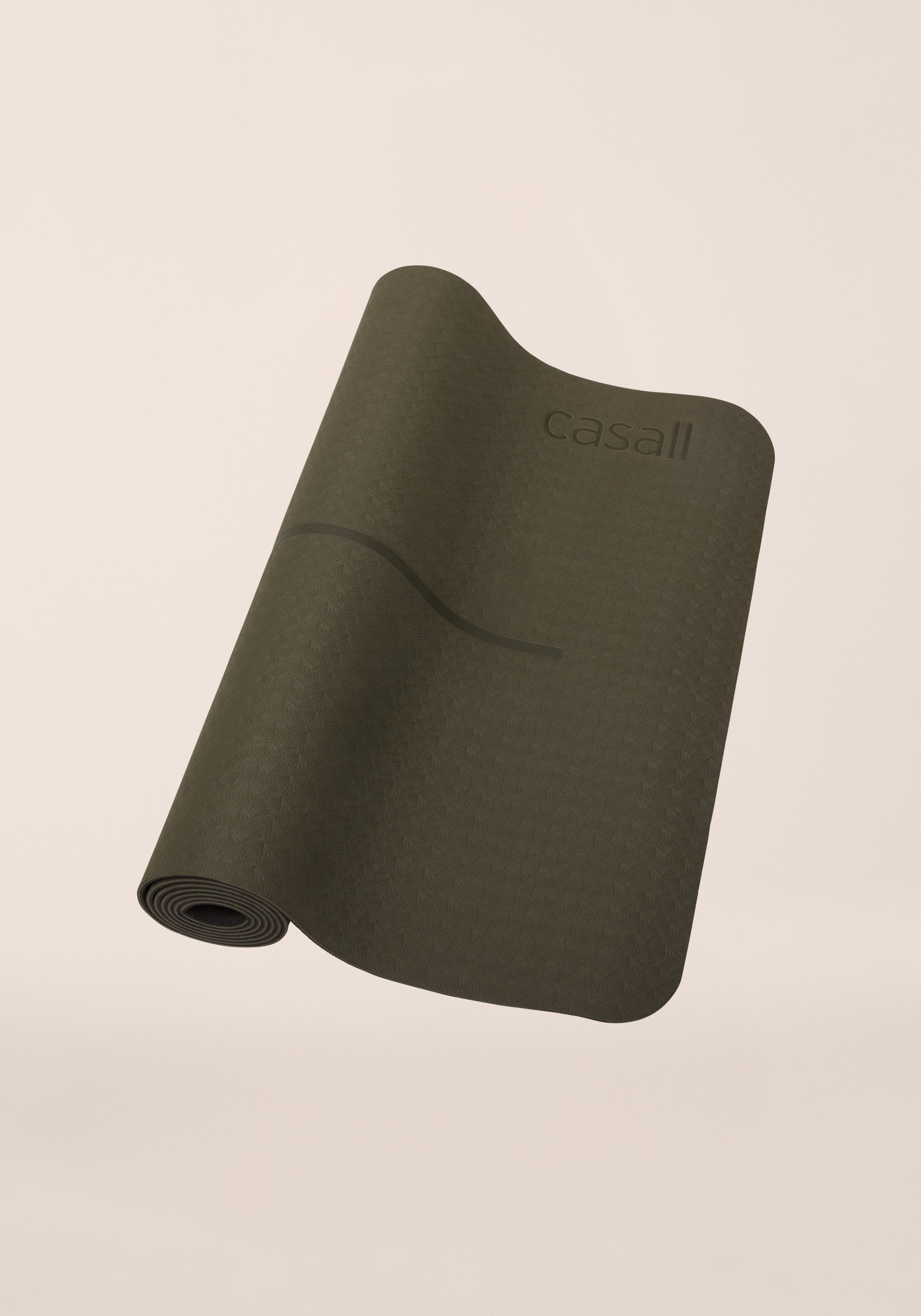 Yoga Mat Position 4mm - Forest Green/Black | CASALL