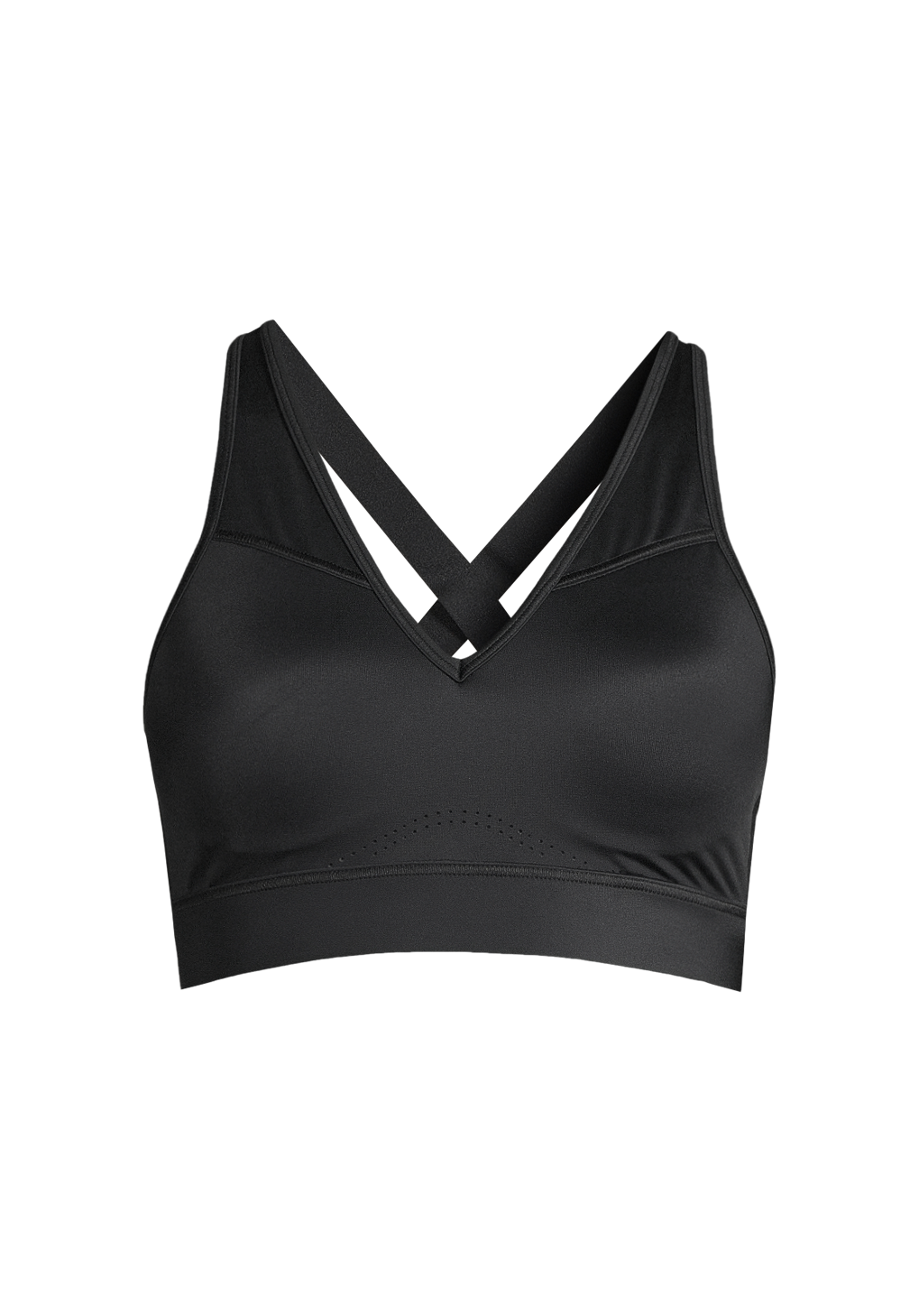 Multifunctional Straps Sports Bra - Black | CASALL