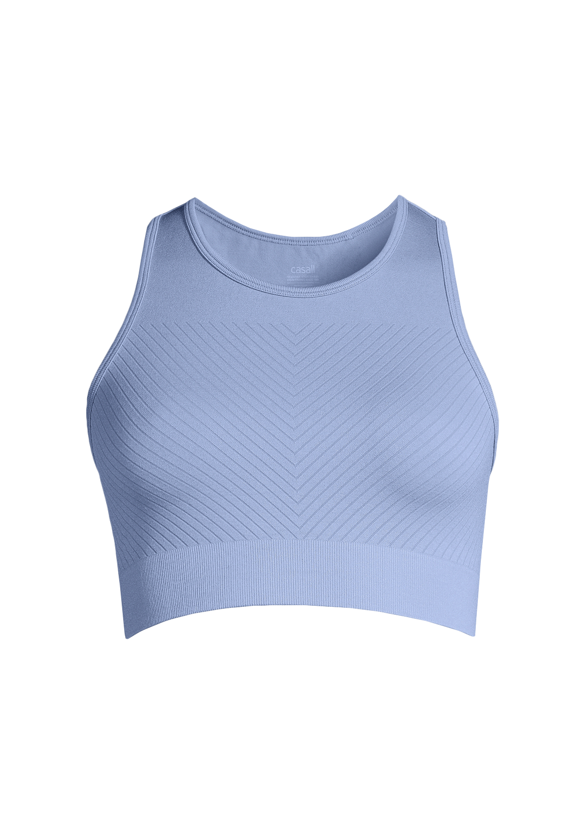 Essential Block Seamless Sport Top - Breeze Blue | CASALL